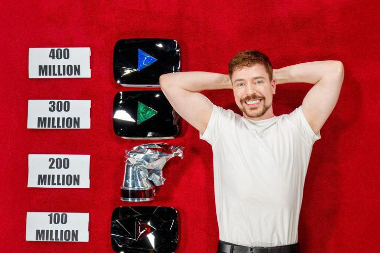 Mr Beast Cetak Rekor Baru! Jadi YouTuber Pertama dengan 400 Juta ...