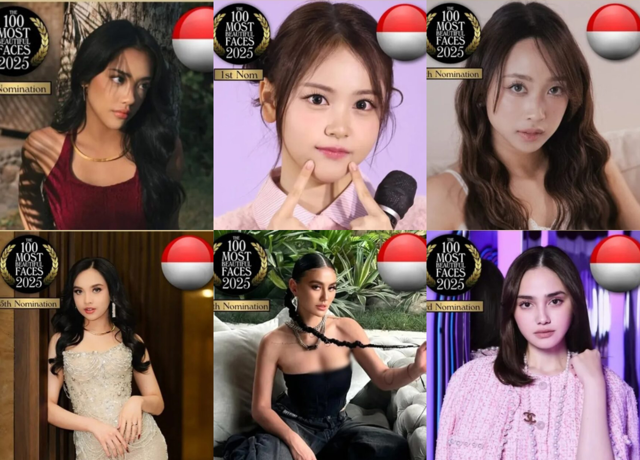6 Artis Indonesia Masuk 100 Wajah Tercantik 2025 TC Candler, Ada Syifa ...