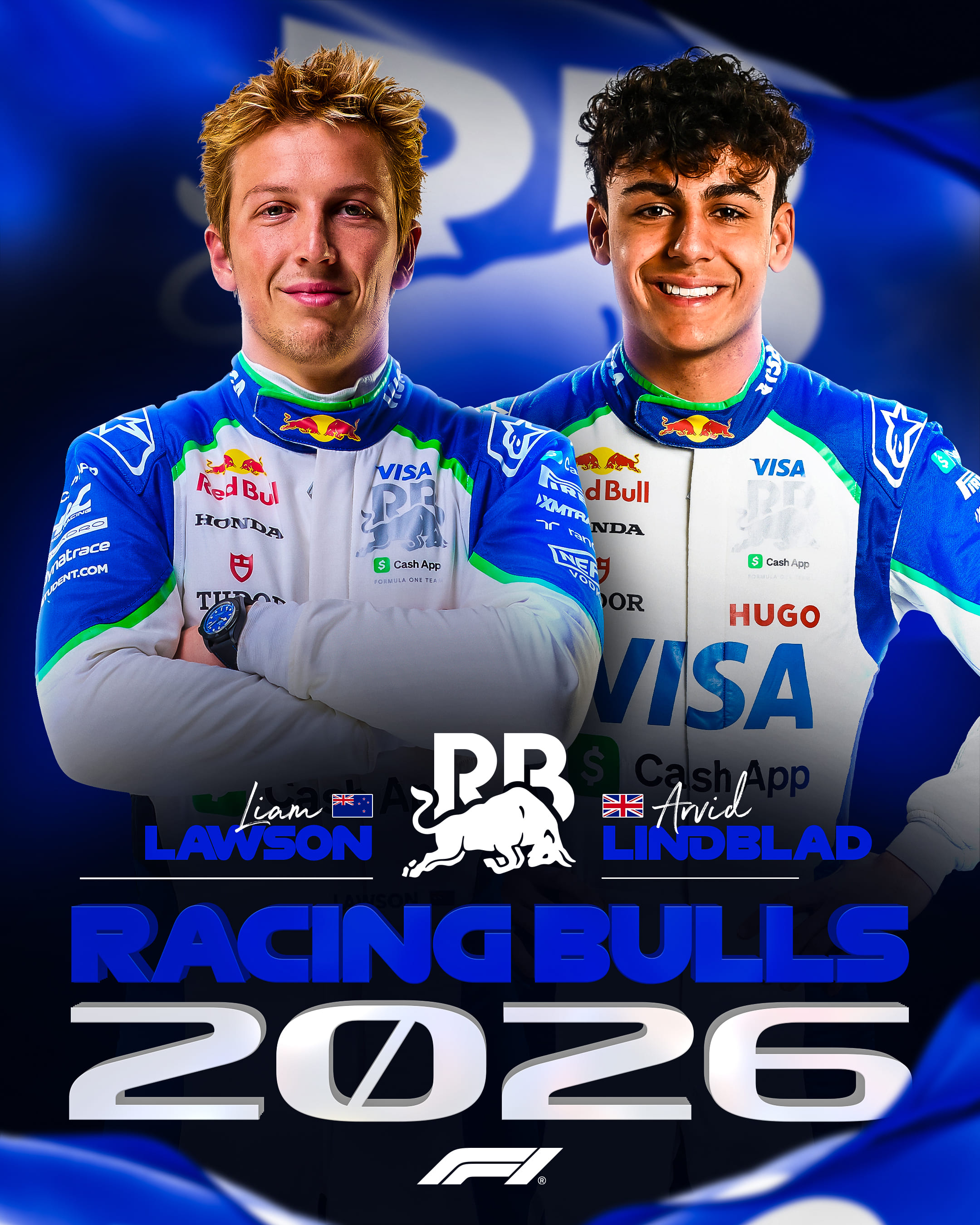 Resmi! Racing Bulls Umumkan Liam Lawson dan Arvid Lindblad sebagai ...
