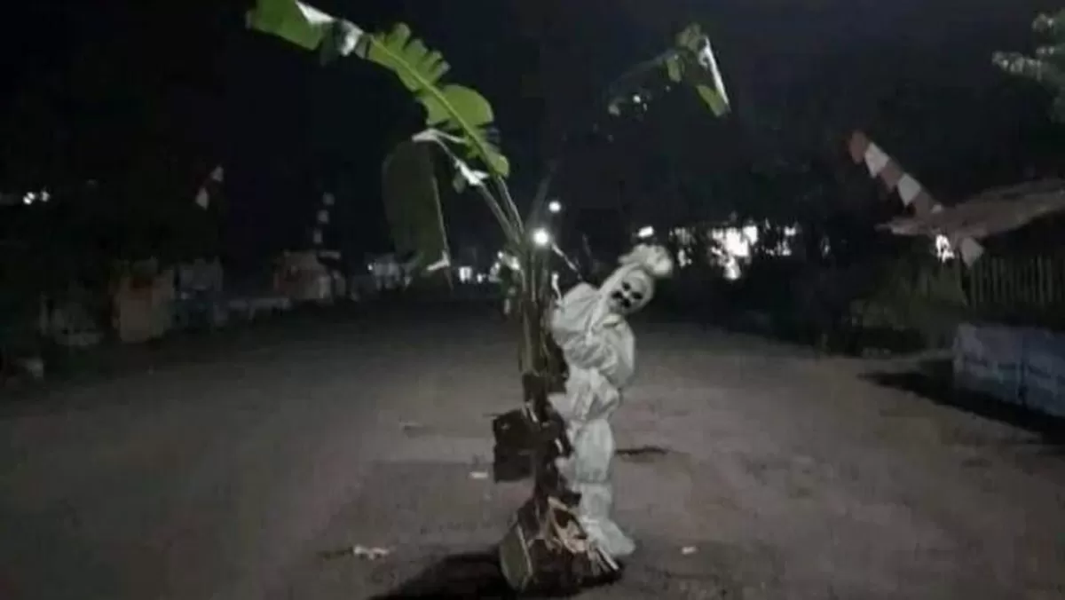 Viral "Pocong Jadi-jadian" di Tangerang, Hoaks atau Modus Kejahatan?