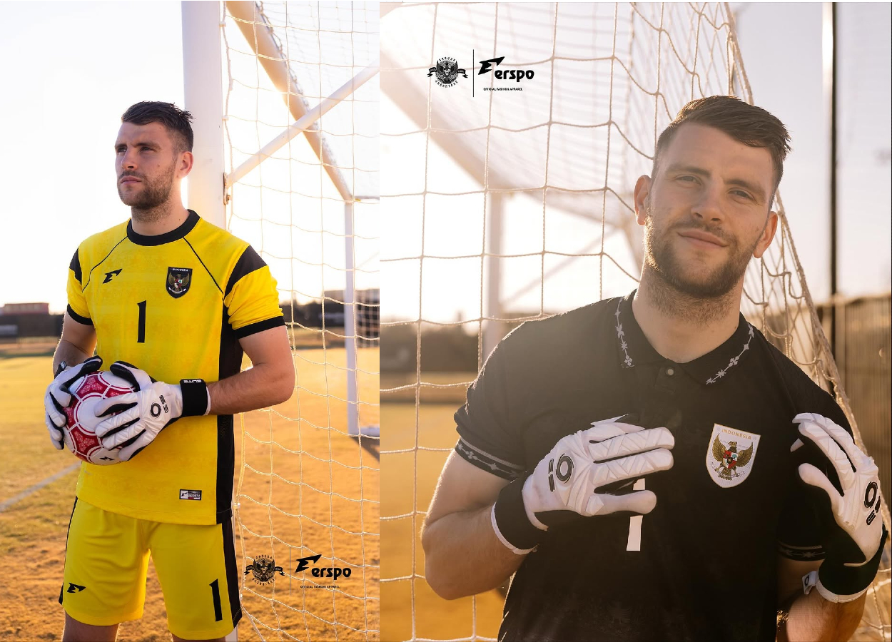 Erspo Rilis Jersey Baru Kiper Timnas Indonesia, Maarten Paes Tampil ...